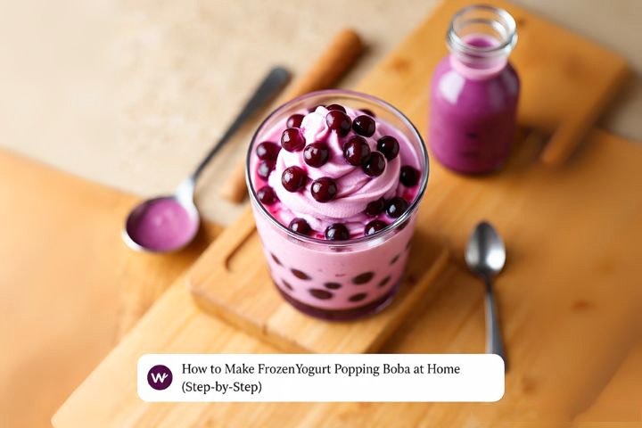 How to Make Frozen Yogurt Popping Boba at Home